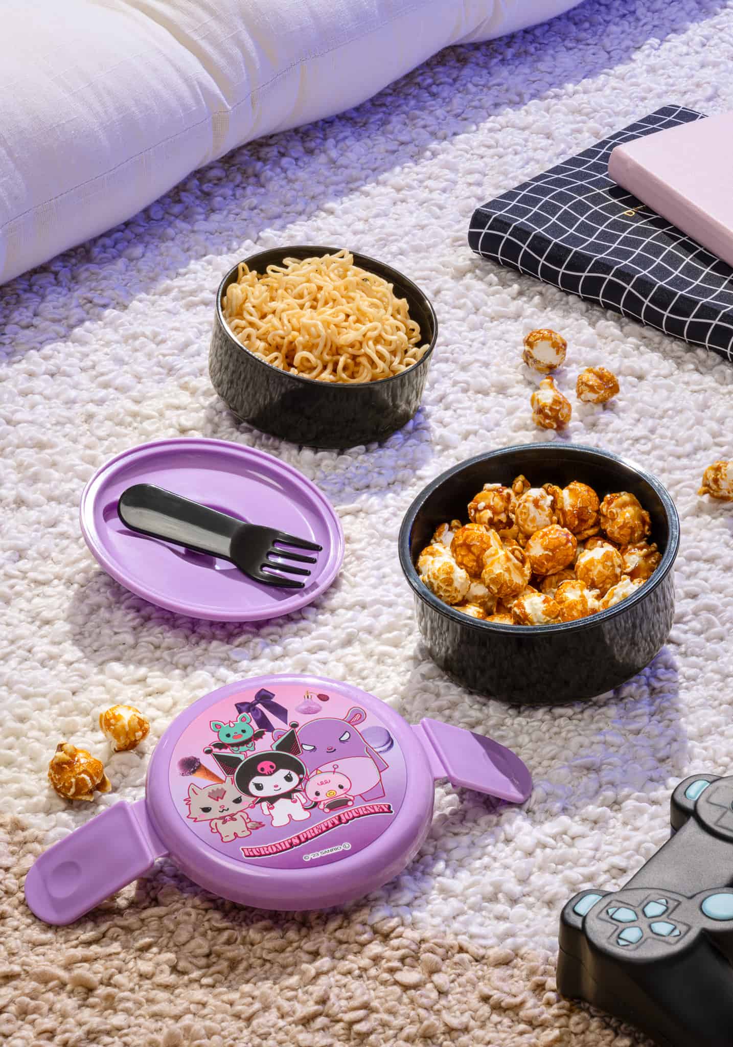 Kuromi Round Bento Lunch Box (Kuromi's Pretty Journey) - Clever Idiots ...