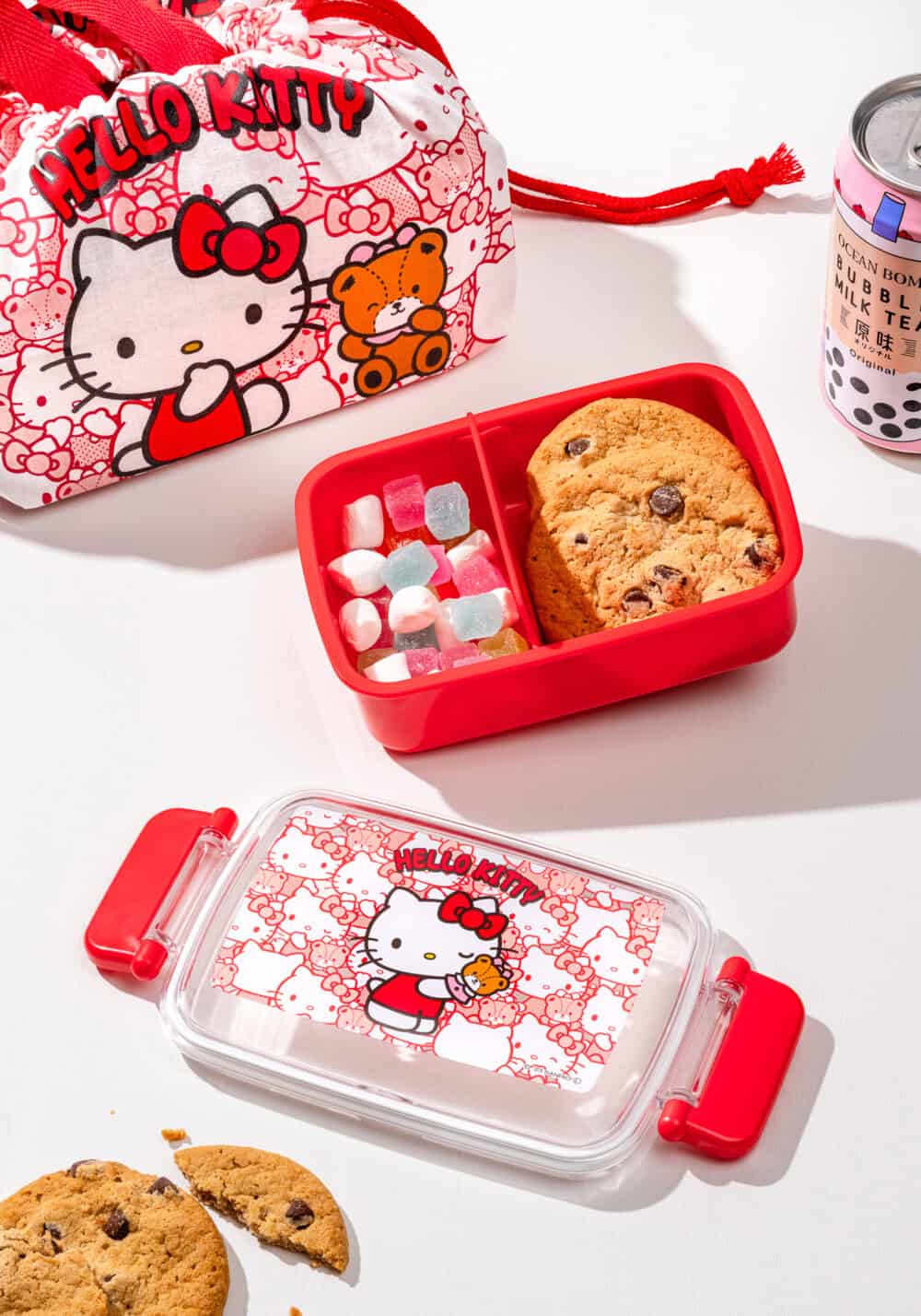 Hello Kitty Bento Lunch Box 15.22oz (Friends) - Clever Idiots Wholesale